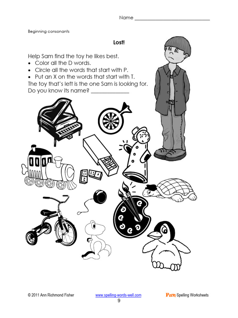Worksheets For 1st Grade | PDF