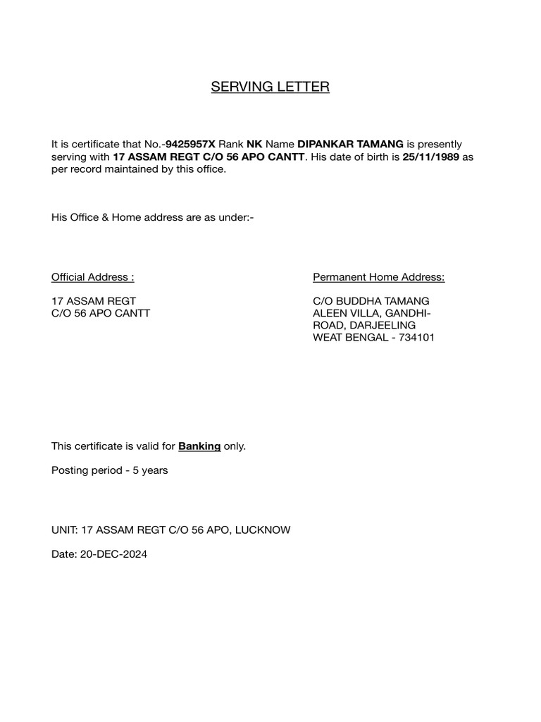 Open Serving Certificate 2 | PDF