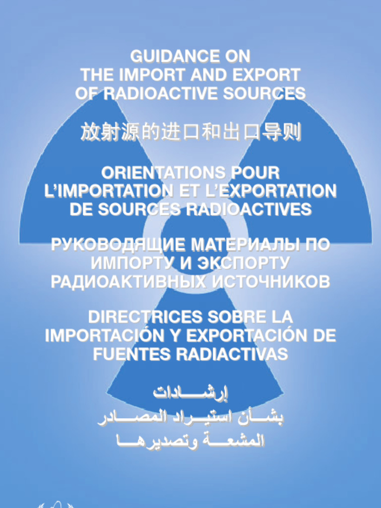 Radioactive Source Import/Export Guide | PDF | International Atomic ...