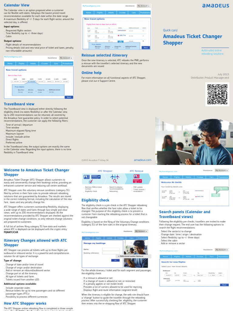 Amadeus ATC Shopper Overview | PDF | Air Traffic Control | Computing