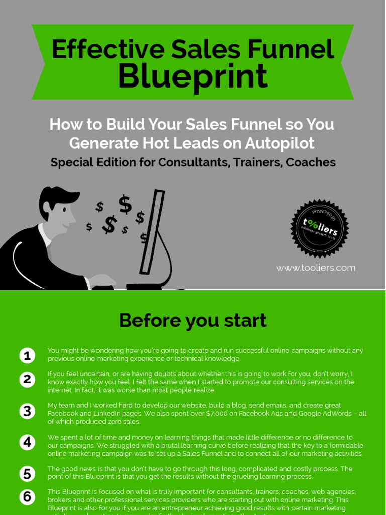 Blueprint - Sales Funnel Consultants | PDF | Sales | Marketing