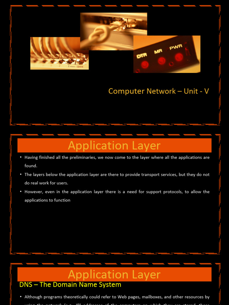 Unit 5 | PDF | File Transfer Protocol | Domain Name