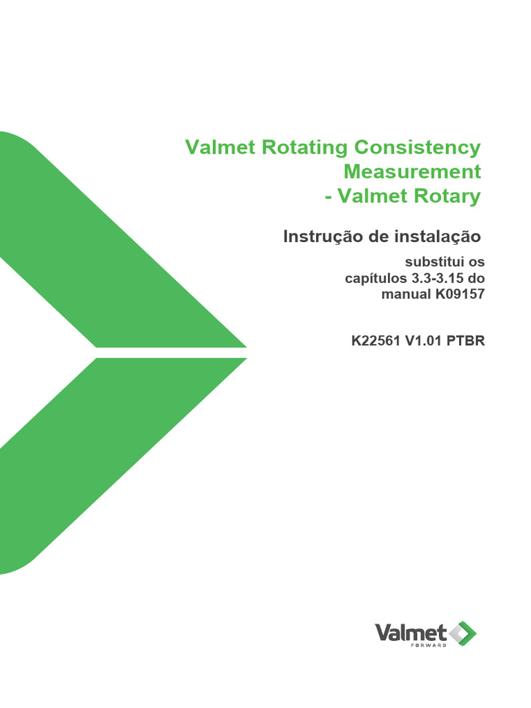Valmet Rotary installation manual PT-BR (ID 1721217) | PDF | Direitos ...