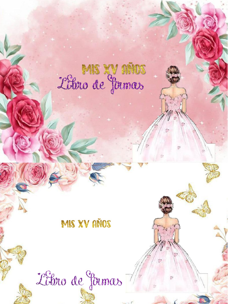Libro de Firmas 15 Años | PDF