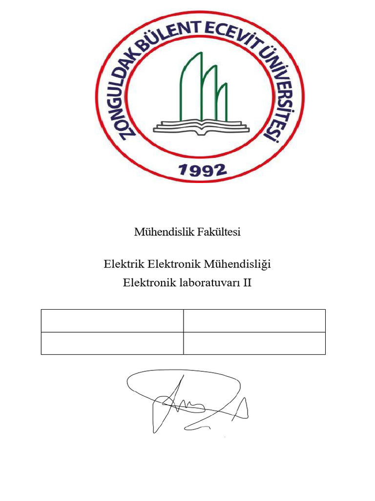 Furkan Tokgoz Elektronik Lab 2 Rapor4 | PDF