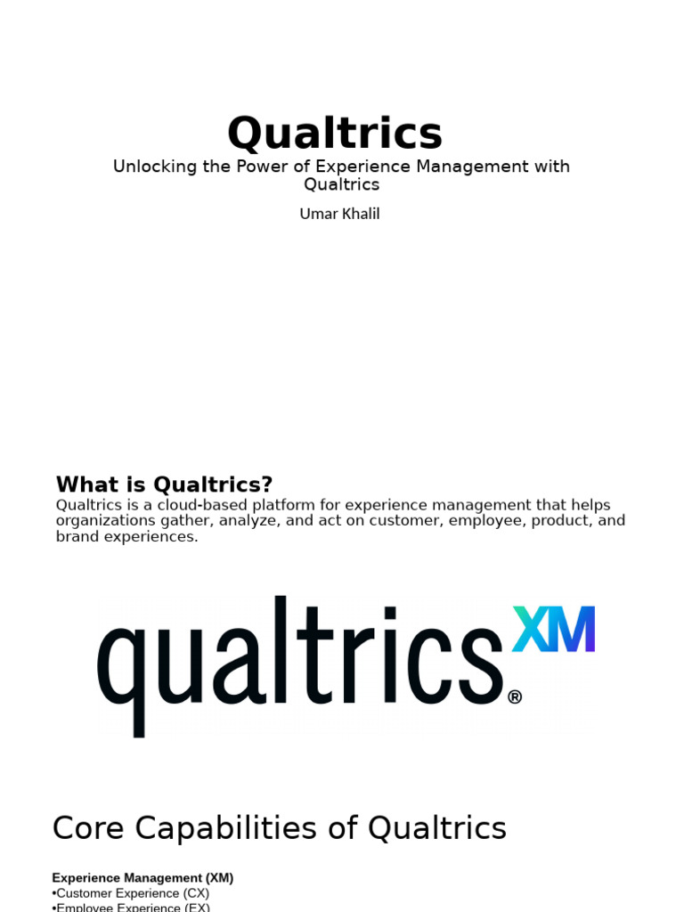 Qualtrics (Lecture 12) (1) | PDF