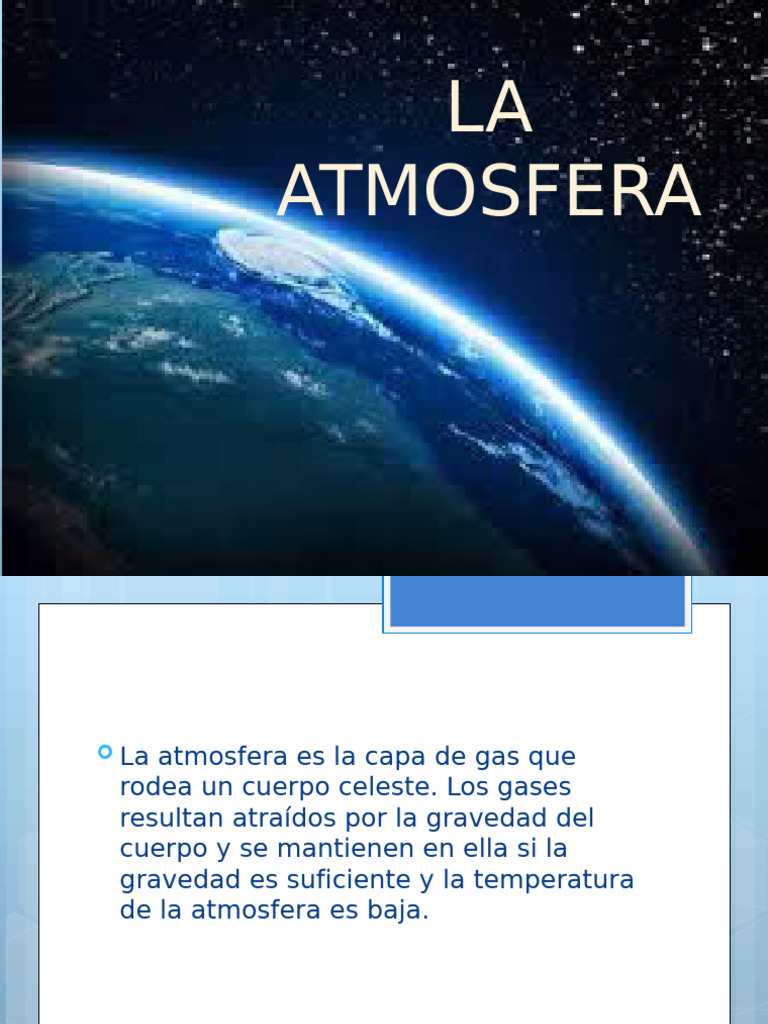 La Atmosfera | PDF