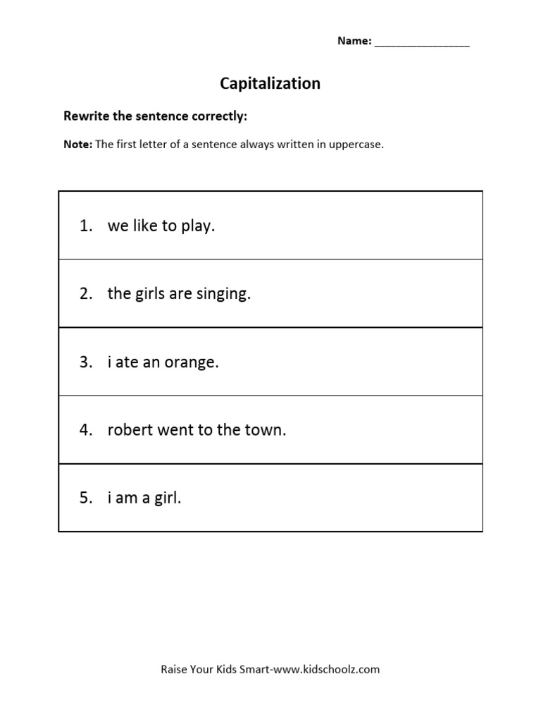 Microsoft Word - Capitalization-5 | PDF