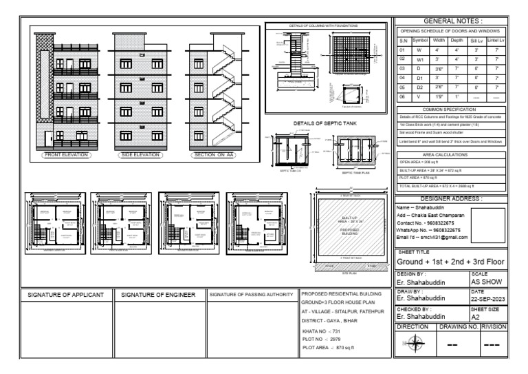 30' X 29' complete working drawings (SM) | PDF | Buildings And ...