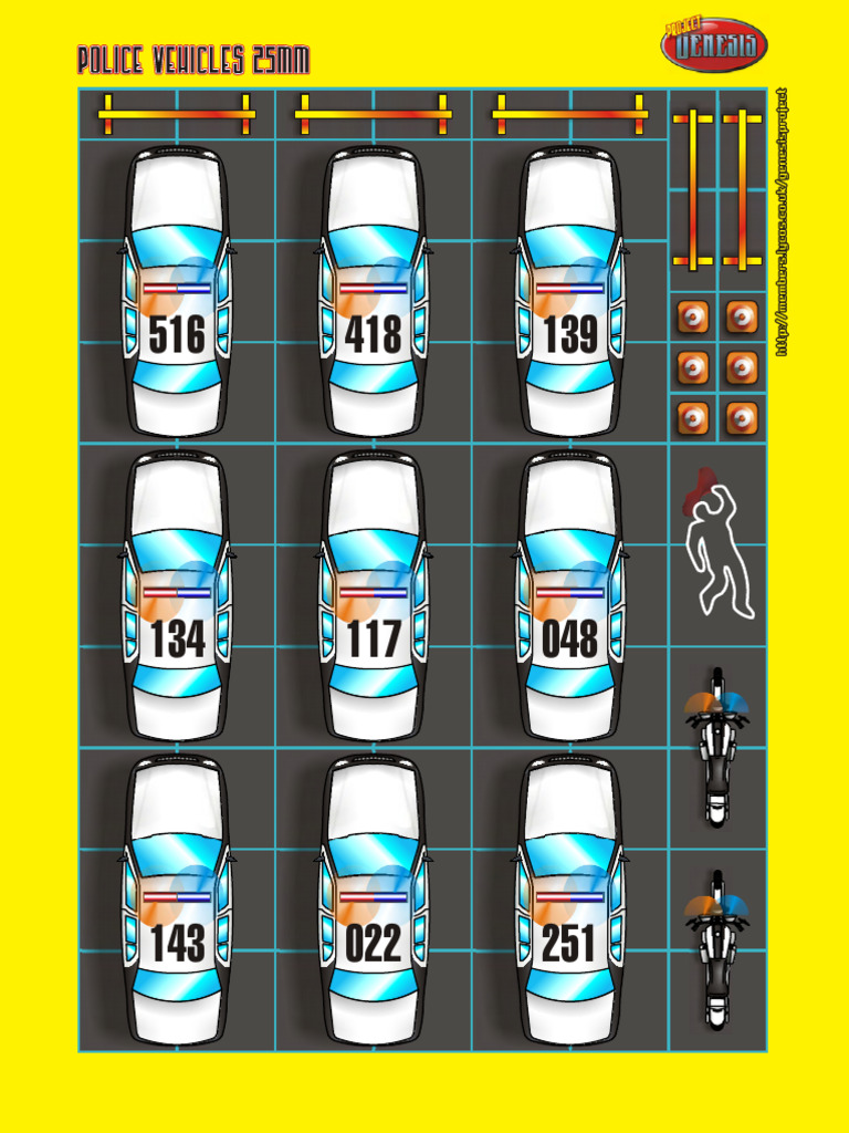 Generic Maps - Tileset - Police Vehicles | PDF