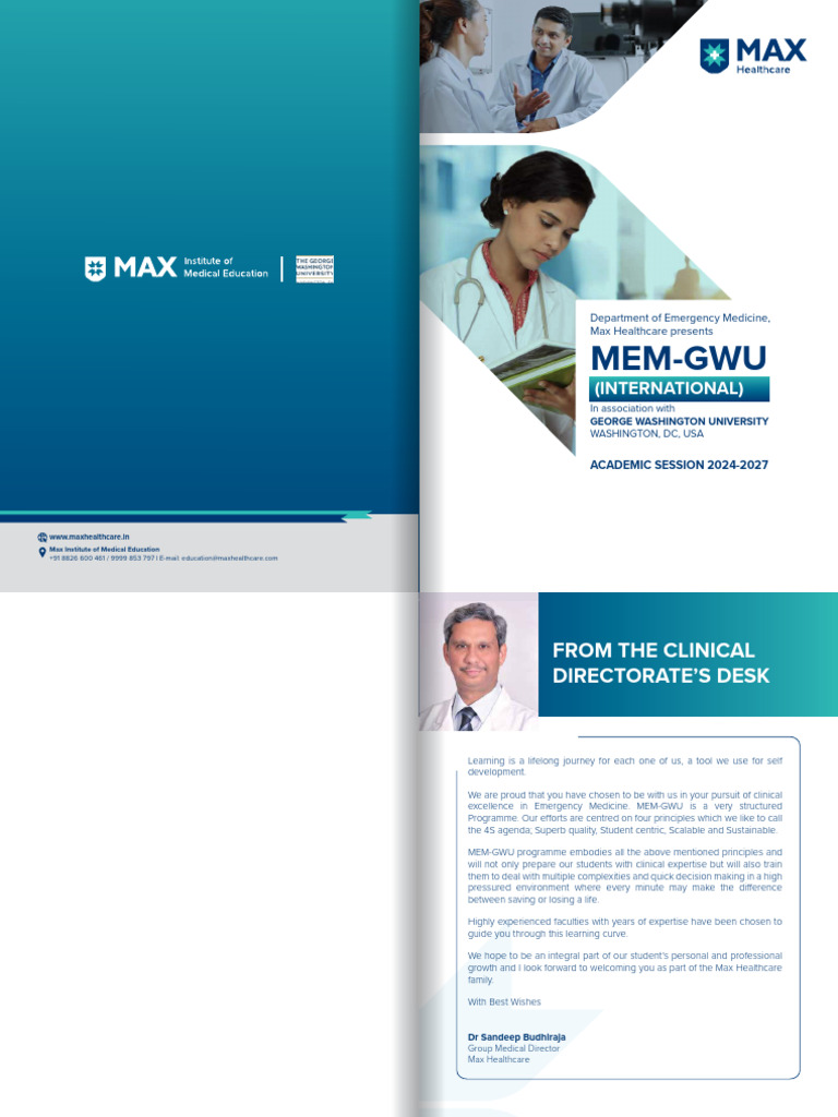 MEM-GWU 2024-2027 | PDF | Thesis | Medical Specialties