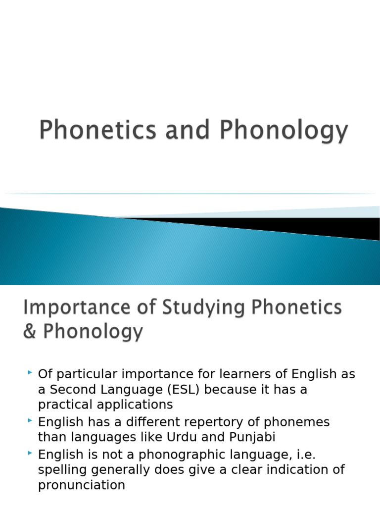 Phonetics N Phonology | PDF | Phonetics | Speech