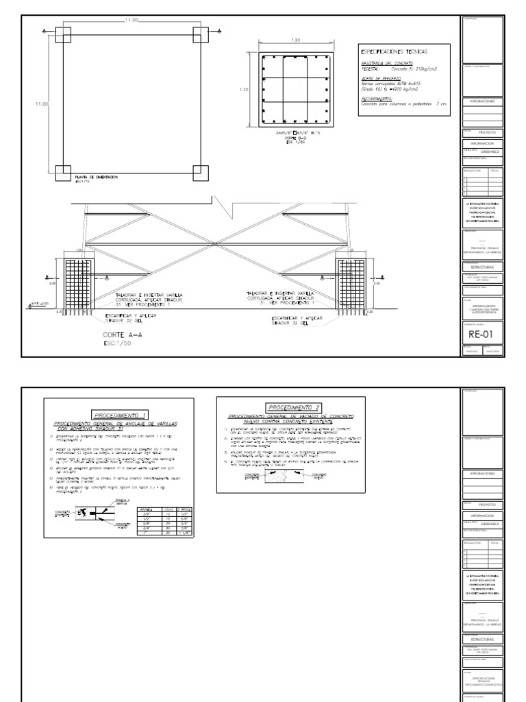 Reforzamiento Cimentacion Torre Trujillo e 01 02 | PDF Reforzamiento Cimentacion Torre Trujillo e 01 02 | PDF
