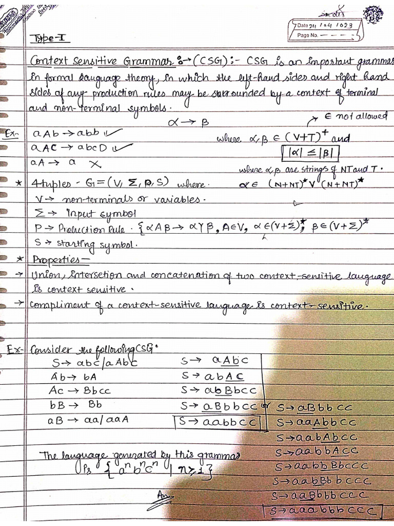 TOC Unit 3 SKG | PDF