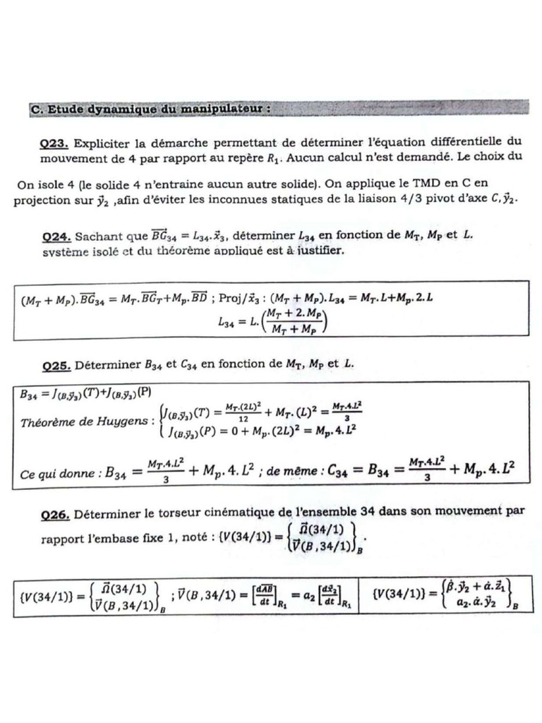 CNC 2024 SI (MP) Correction (Incomplet) | PDF
