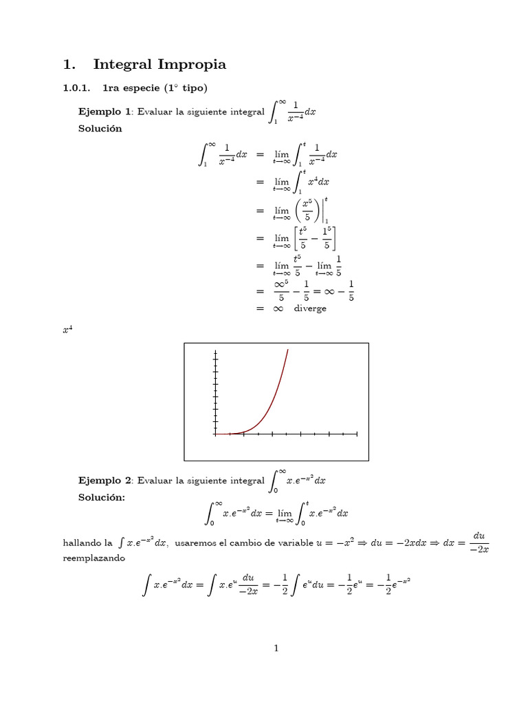 Resumen de Integral Impropia | PDF