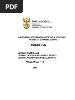 ISIxHOSA Notes For Analysis of Poem - Inyibiba | PDF | Language Arts ...