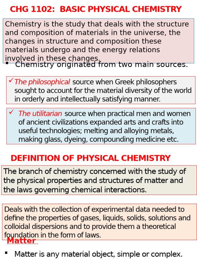 Basic Physical Chemistry | PDF | Chemistry | Gases