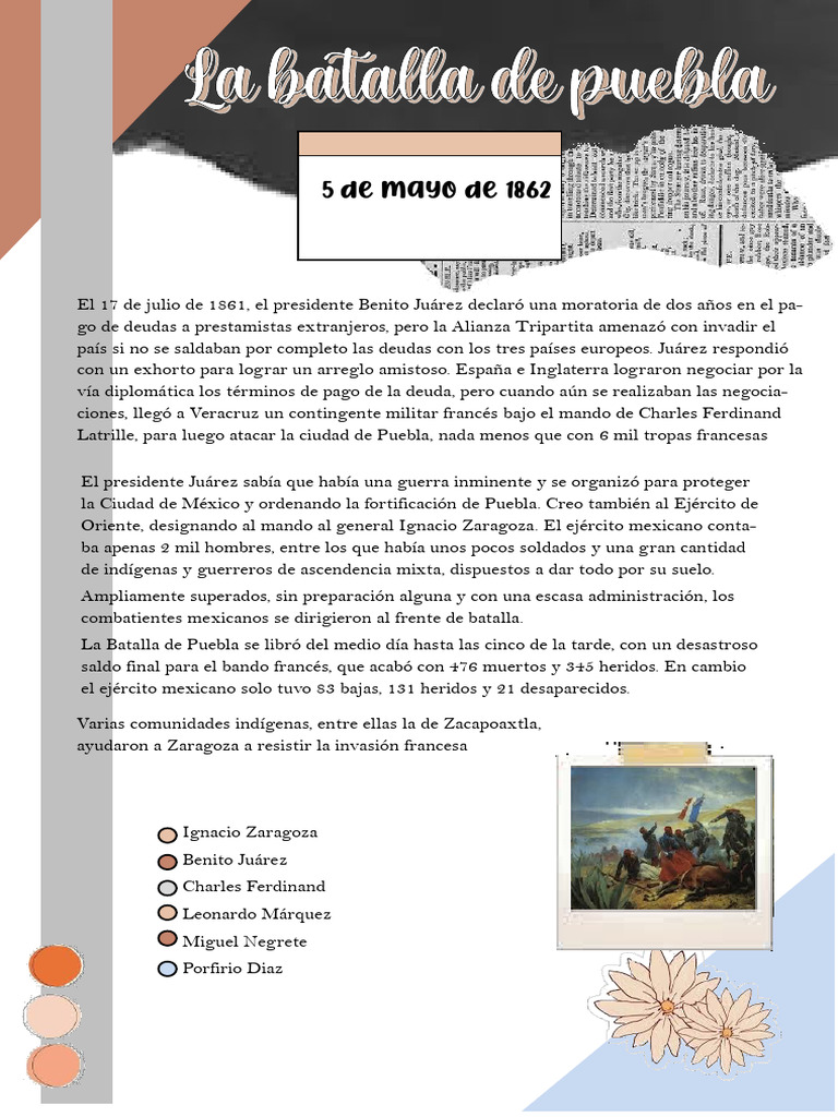 Batalla de Puebla | PDF