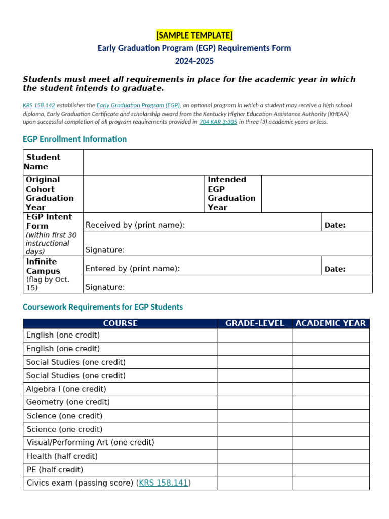EGP Goal Planning Sheet | PDF | Educational Stages