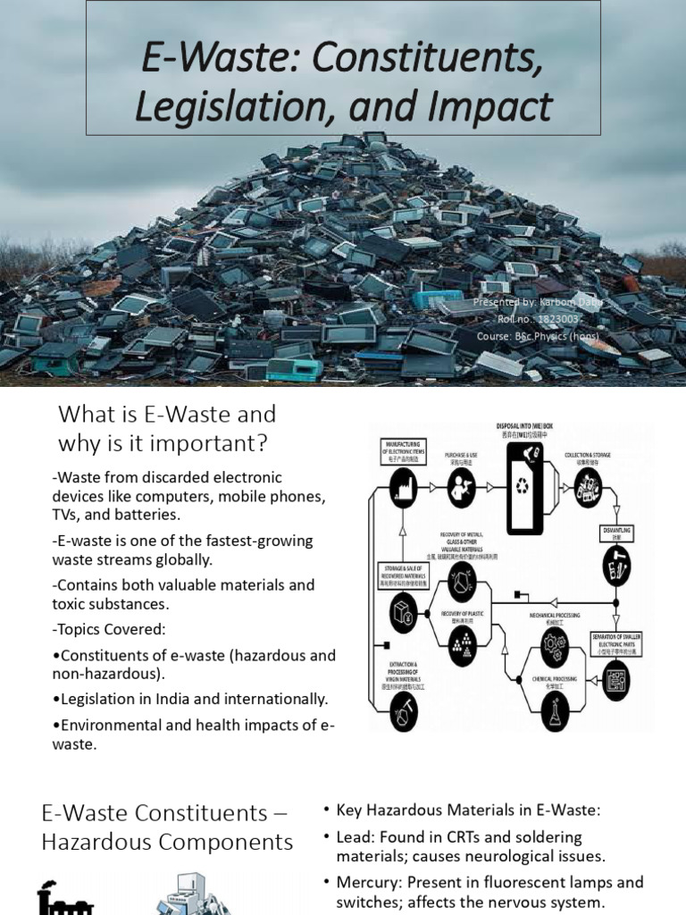E Waste Management | PDF | Electronic Waste | Recycling