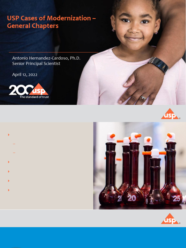 01b Usp Cases of Modernization General Chapters | PDF | Spectroscopy ...