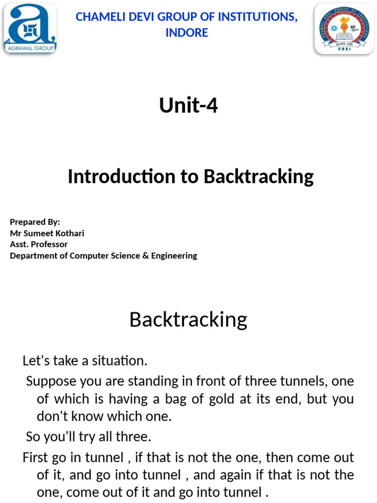 Ada Unit-Iv - 1683962755 | PDF | Combinatorics | Theoretical Computer Science