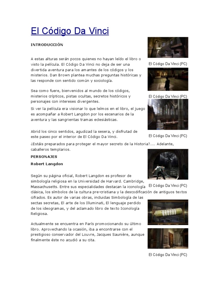 El Código Da Vinci | PDF