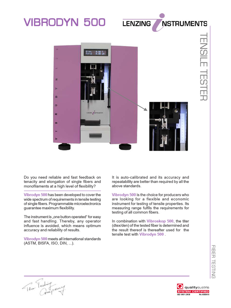 Vibro Dyn | PDF | Calibration | Young's Modulus