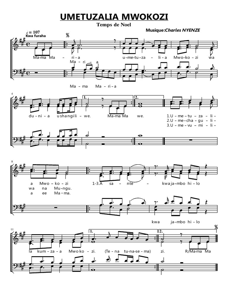 Umetuzalia - Mwokozi by Charles Nyenze | PDF