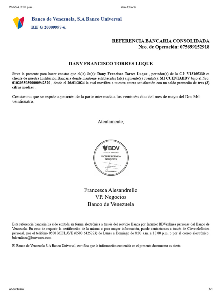 Banco Dany | PDF