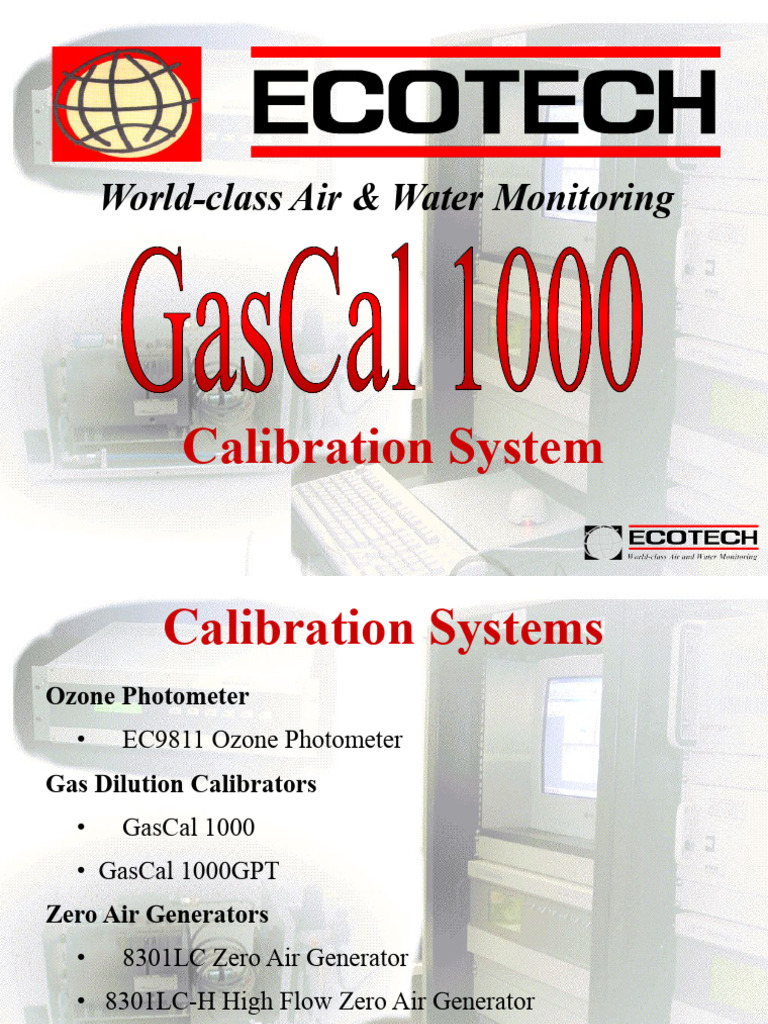 GasCal 2004.ppt | PDF | Calibration