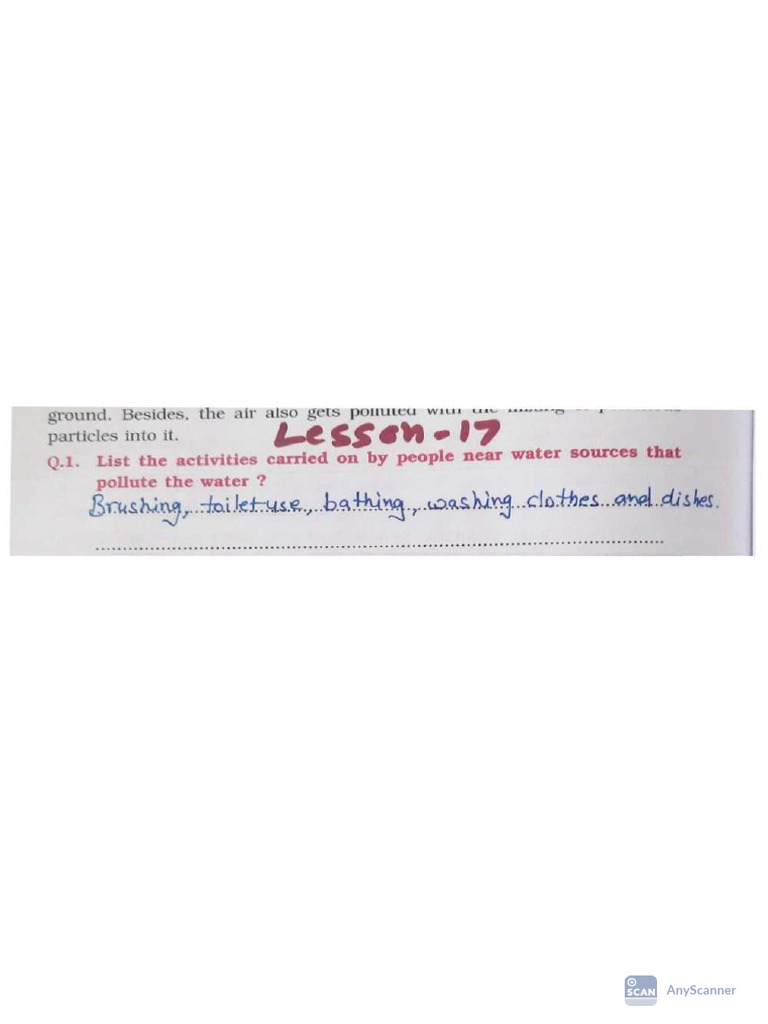 EVS Lesson 17 Class 4th | PDF