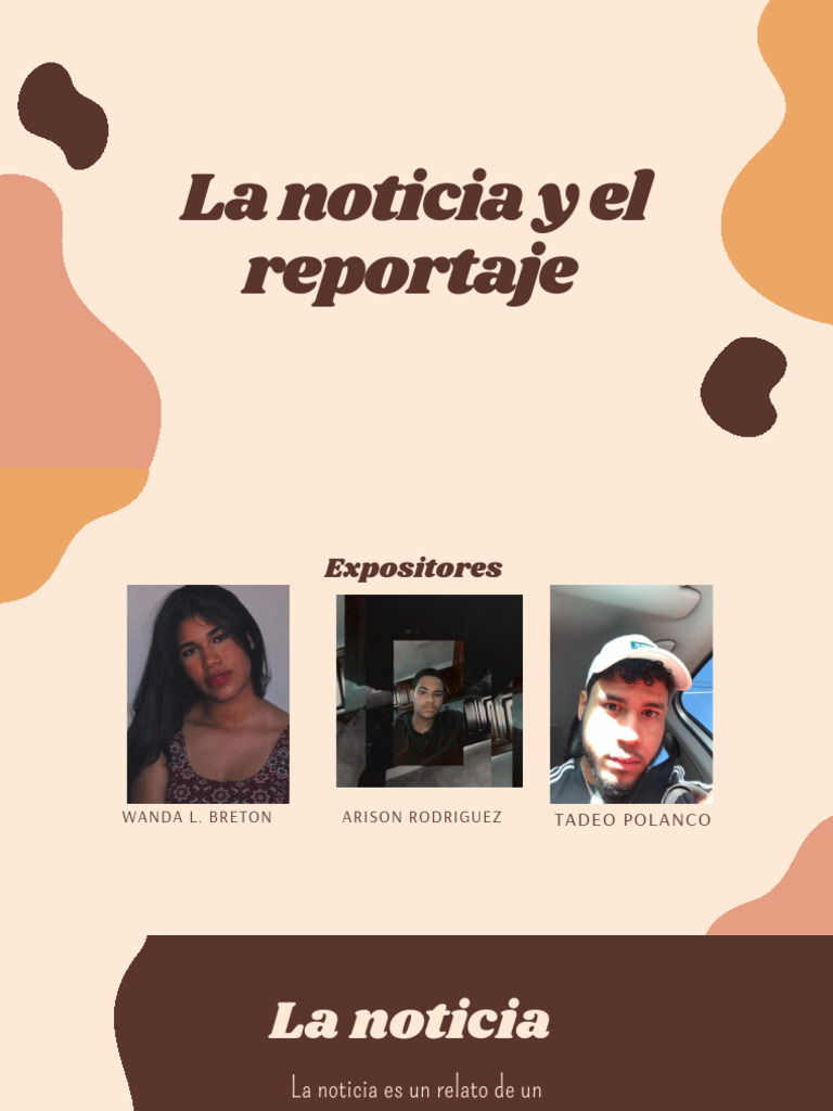 La Noticia y El Reportaje | PDF | Noticias | Comunicación humana