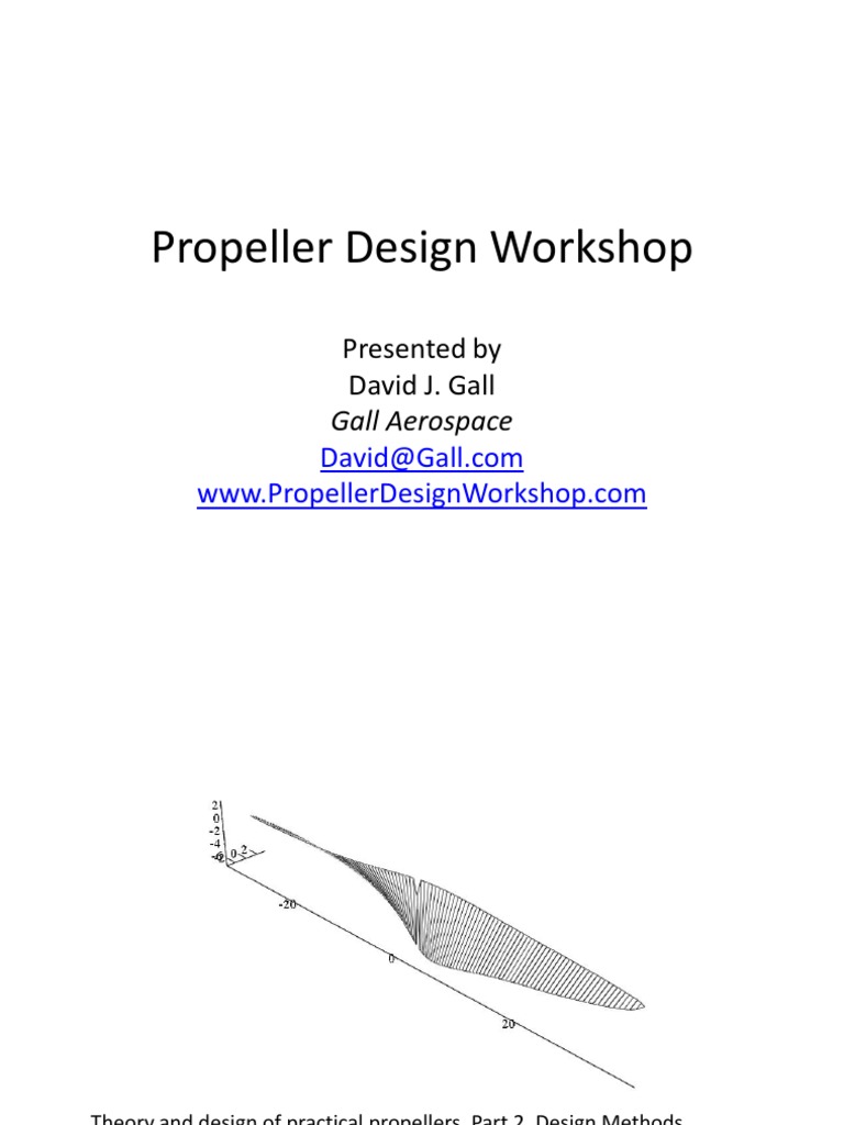 Propeller Design Workshop Part II | PDF