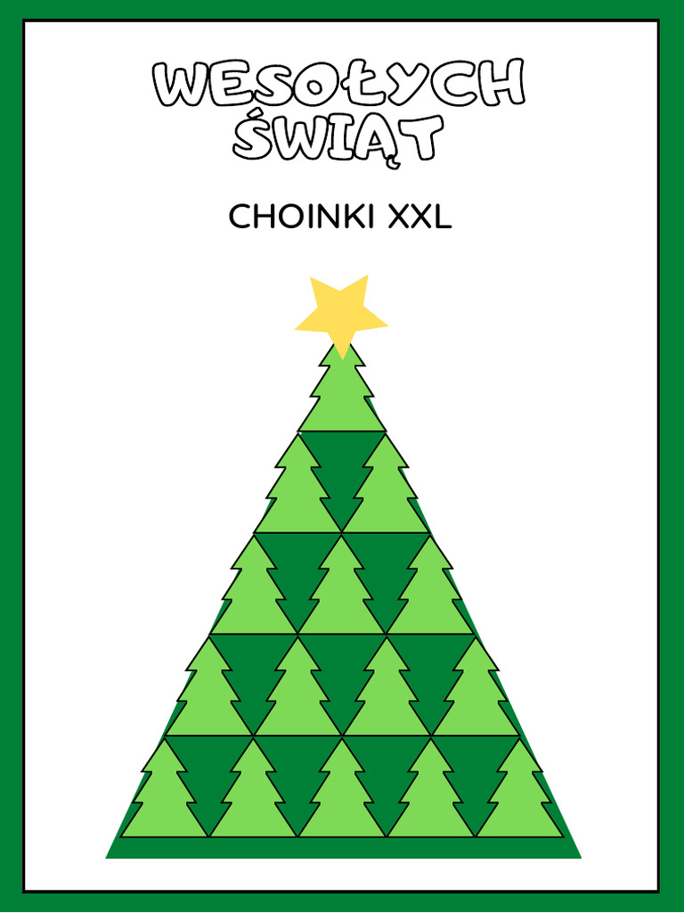 Choinka XXL Zaczarowane Sylaby | PDF