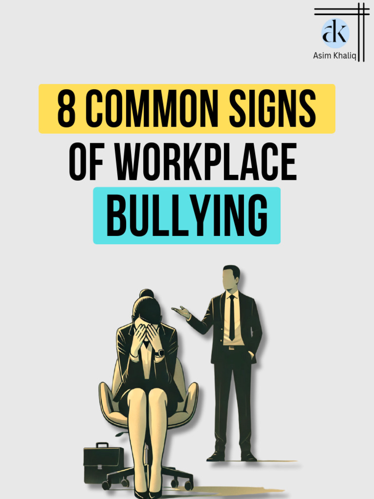 8 Common Signs of Workplace Bullying | PDF