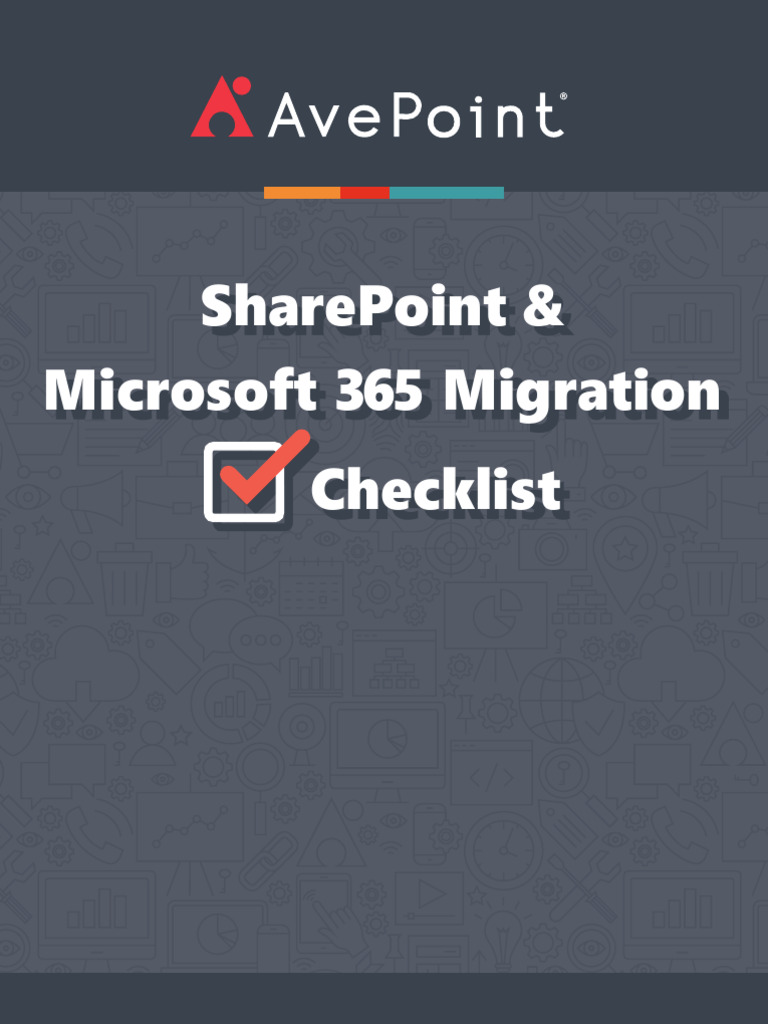 SharePoint-M365-Migration-Checklist | PDF | Share Point | Computing