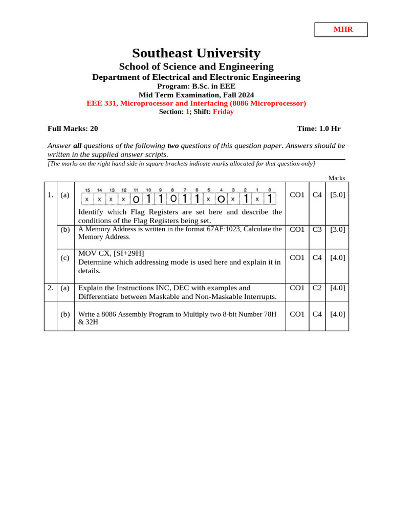 Sample_Mid_Exam_Question_MAT135_MATH III_MAA | PDF