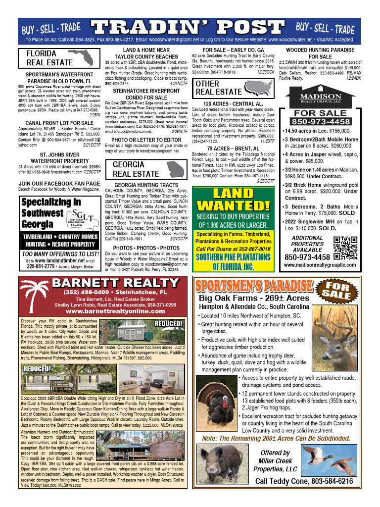 2025 January Trading Post - Ver.1 | PDF | White Tailed Deer
