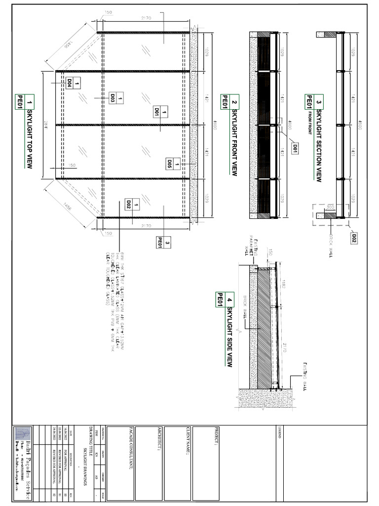 Skylight Shop Dwgs | PDF