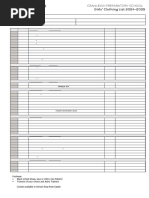 BLC Packing List - As of 08 NOV 2023 | PDF | Military Uniforms | Clothing