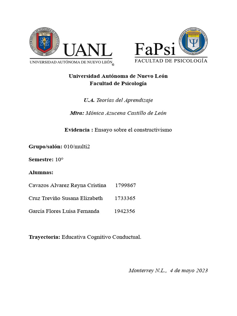 Cuadro Comparativo TDA-1 | PDF | Aprendizaje | Motivacional