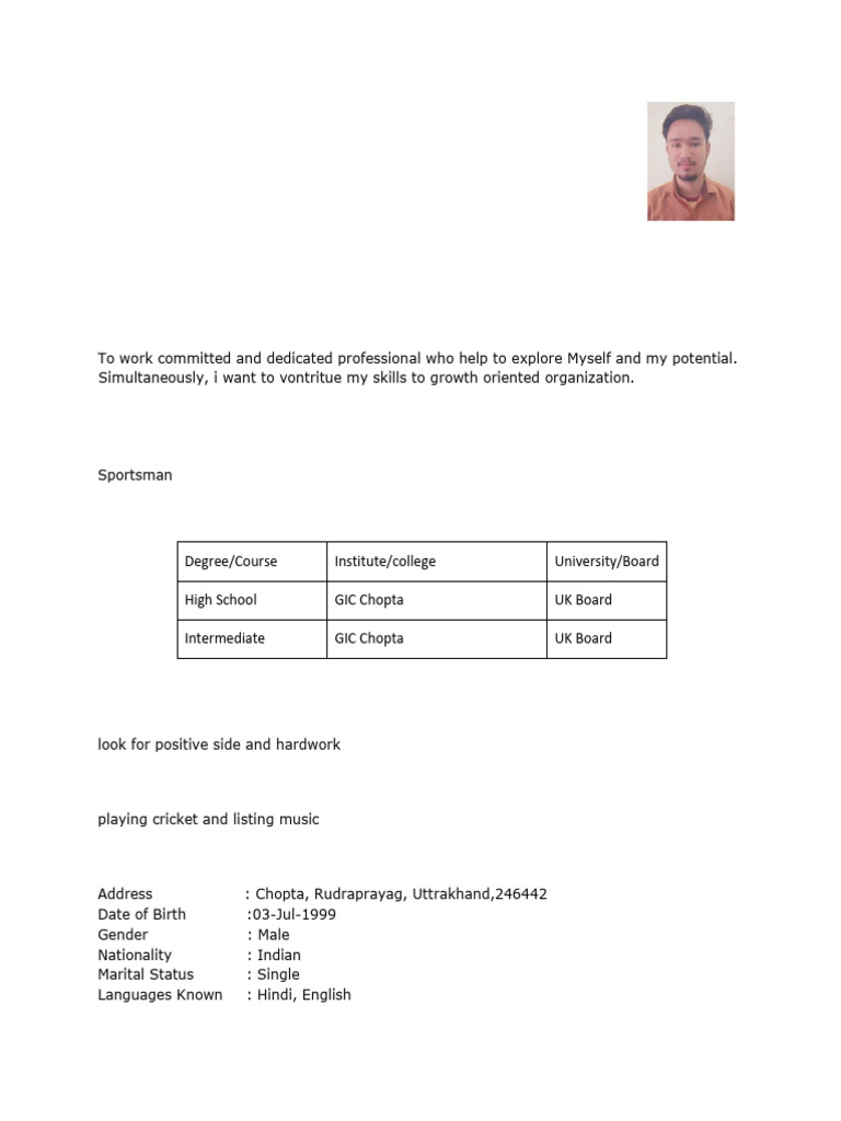 resume_hanumant_rana01 (2) | PDF