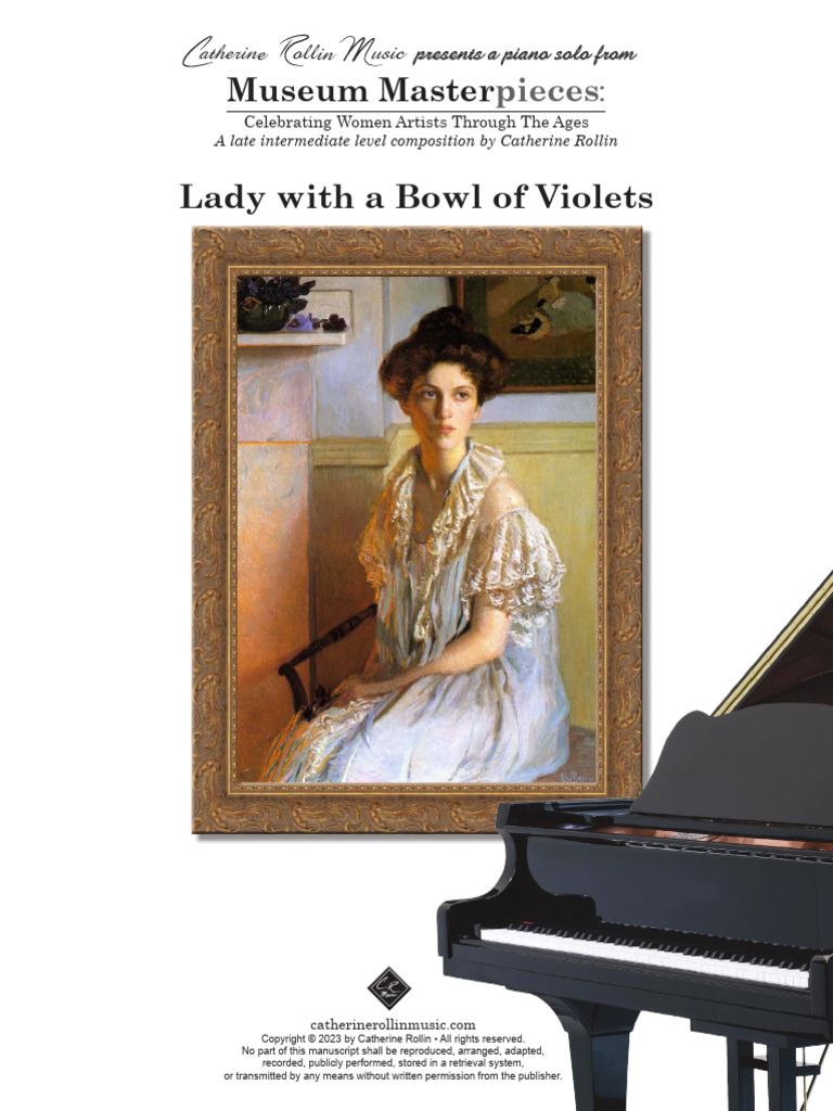 Lady With A Bowl of Violets RHKWJZ | PDF
