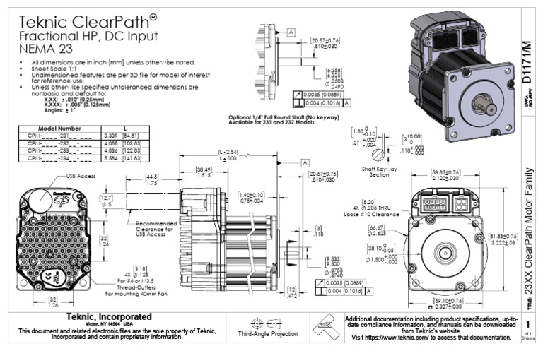 23xx CPM Dimensional Drawing | PDF