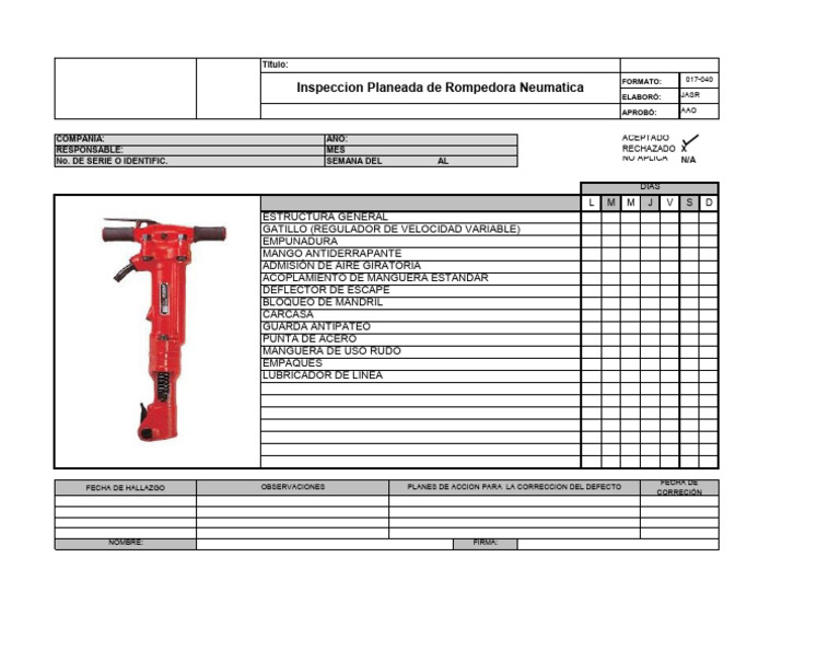 Rompedora Neumatica | PDF