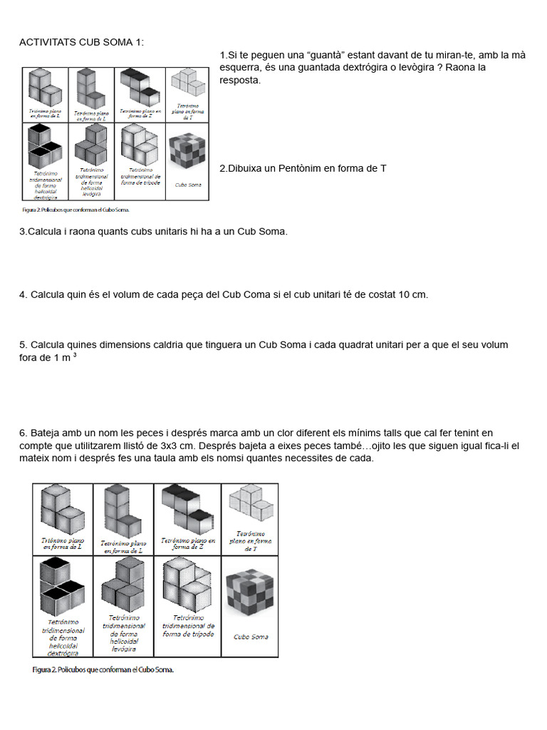 Activitats Cub Soma 1 | PDF