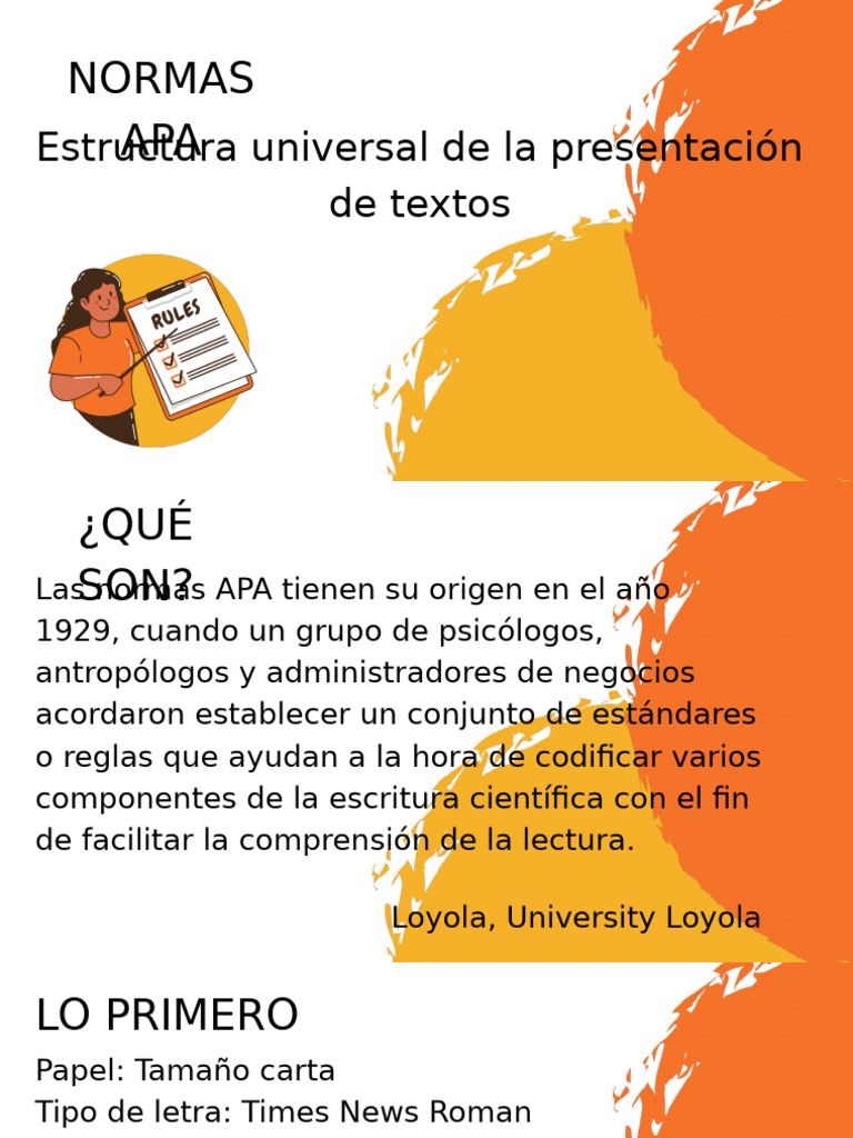 Normas Apa. Definición | PDF