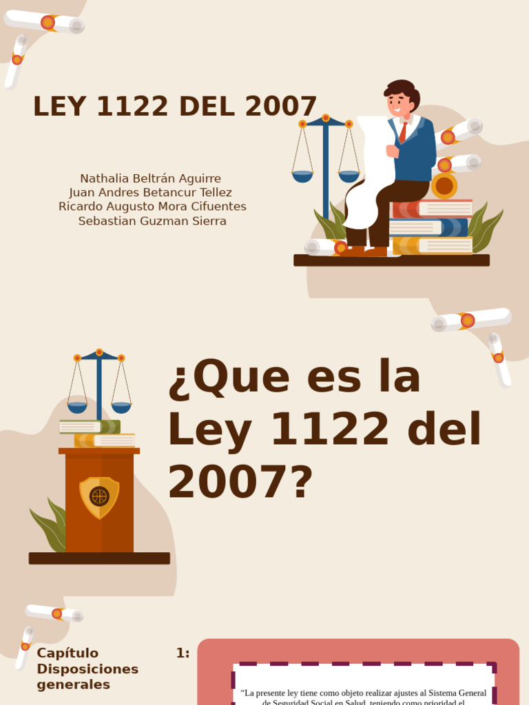 Ley 1122 Del 2007 | PDF